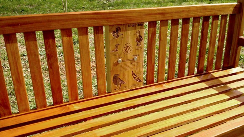 Solar Powered Audio Bench – Llanyrafon Manor - blackbox-av