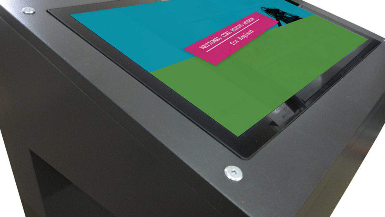 Museum Kiosk & Lightbox 2 – National Coal Mining Museum - blackbox-av