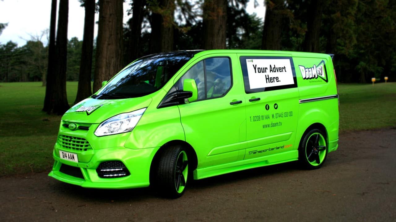 Mobile Advertising Van – Damn.TV - blackbox-av