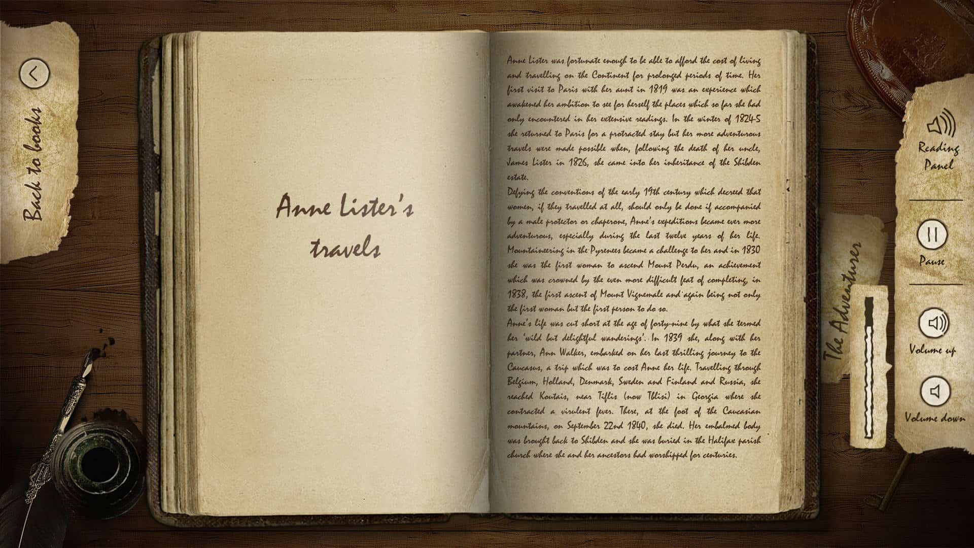 Interactive Anne Lister’s Diary Software – Shibden Hall - blackbox-av