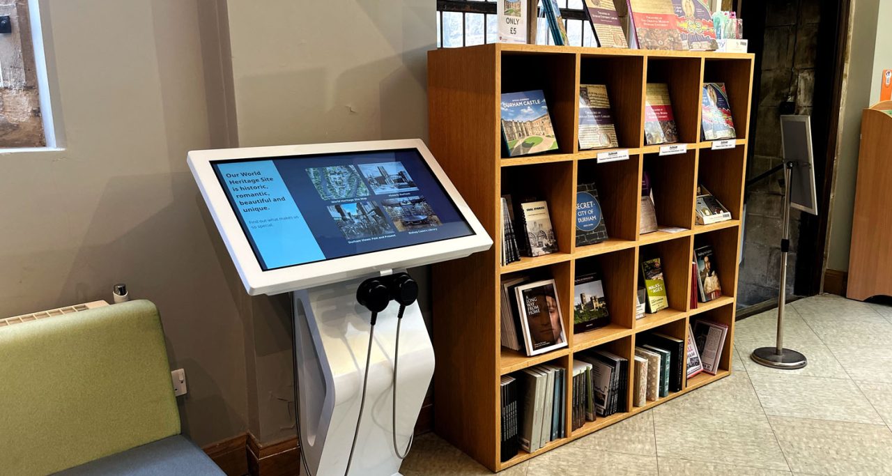 Kiosks with Lightbox 3 – Durham University - blackbox-av